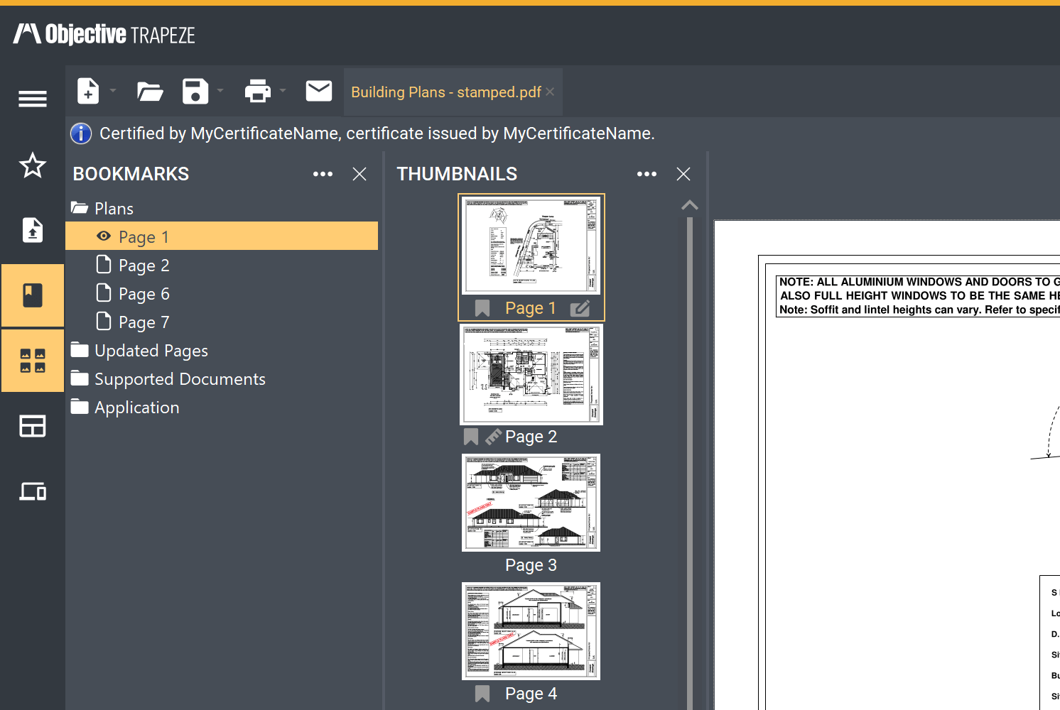 Objective Trapeze | What’s New – Digital Signing | Objective Corporation