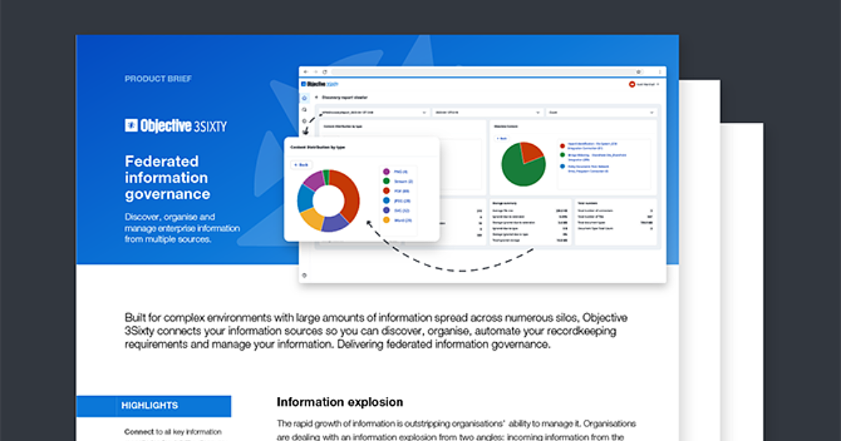 Product Brief - Objective 3Sixty | Objective Corporation